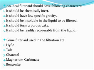 Filtration and clarification | PPT