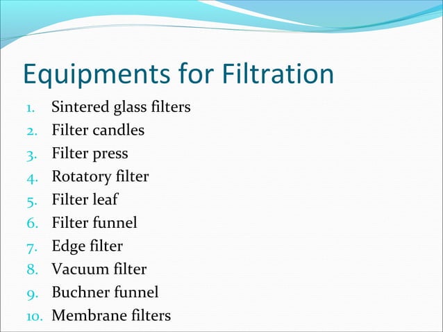 Filtration and clarification | PPT | Chemistry | Science