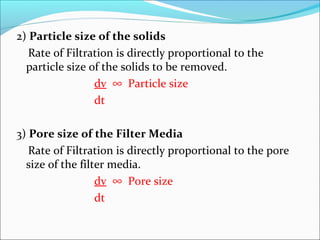 Filtration and clarification | PPT
