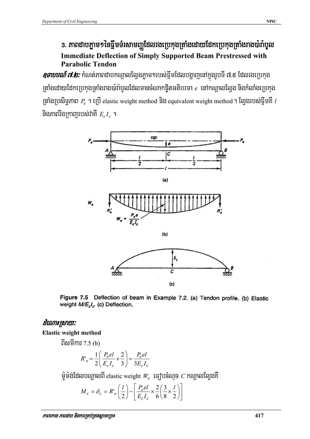 Vii. camber, deflection, and crack control | PDF