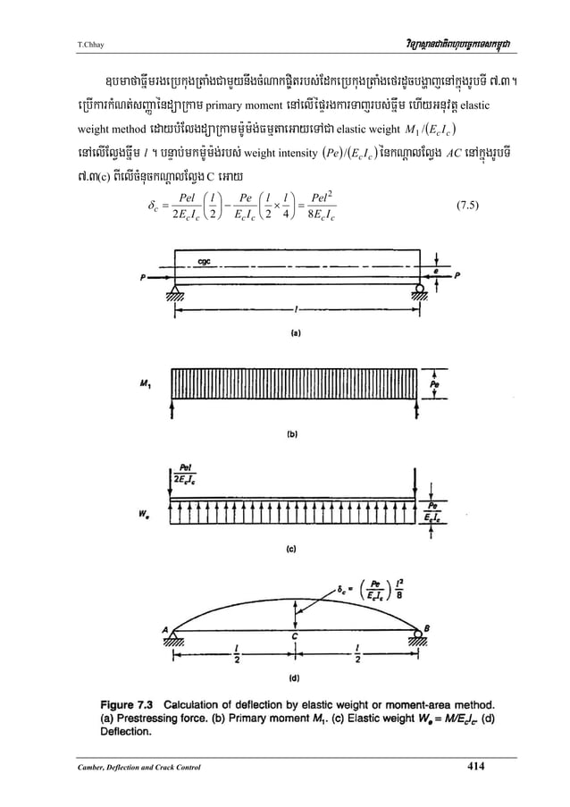 Vii. camber, deflection, and crack control | PDF