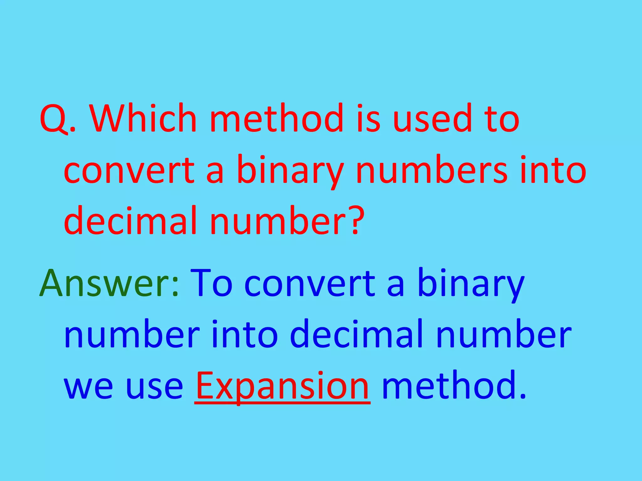 BINARY NUMBER SYSTEM | PPT