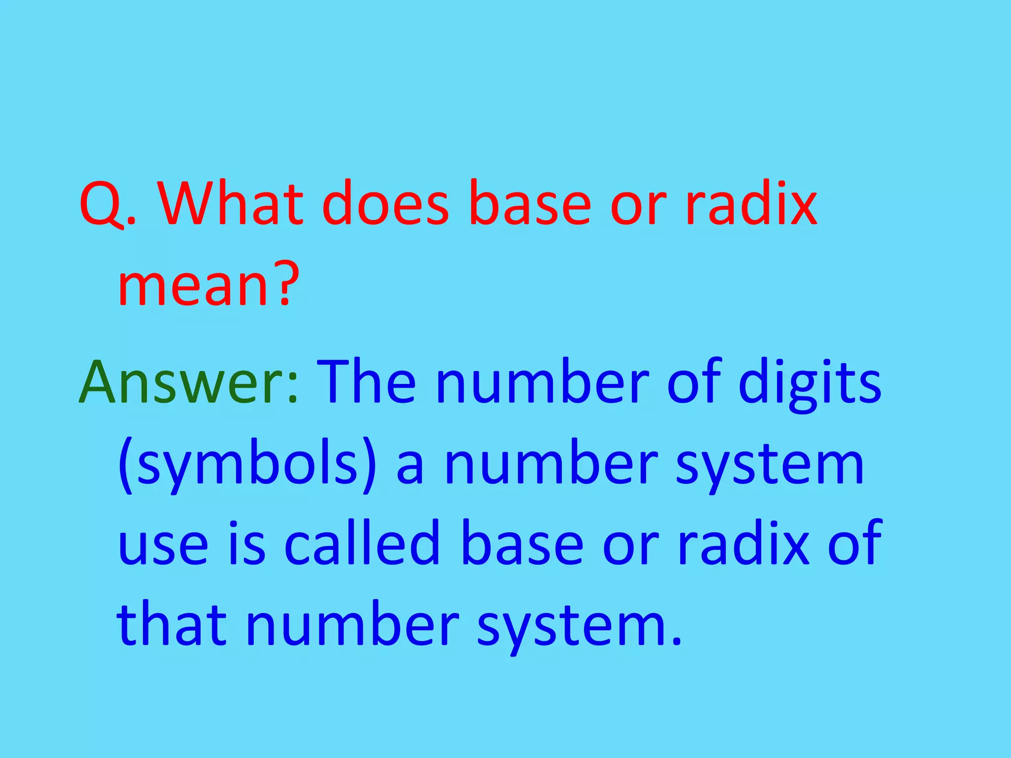 Binary Number System Ppt