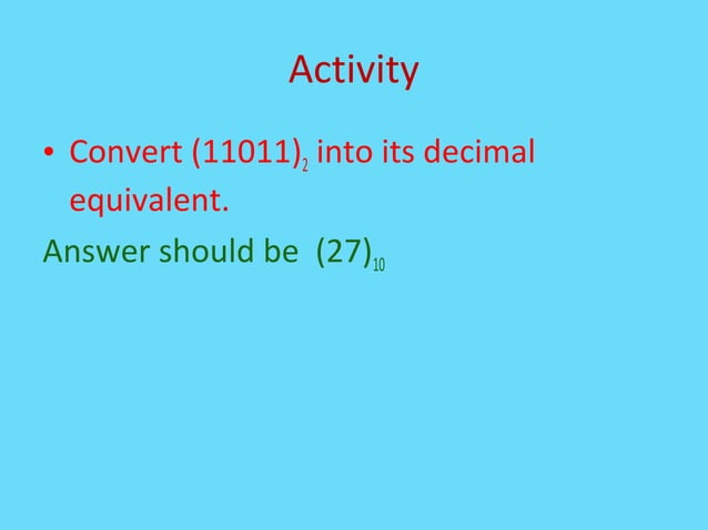 BINARY NUMBER SYSTEM | PPT