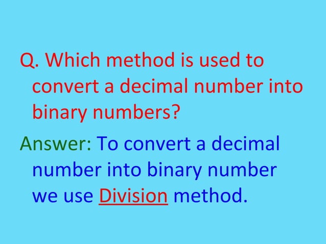 BINARY NUMBER SYSTEM | PPT