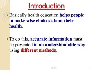 VII - Methods and Materials in Health Education.pptx