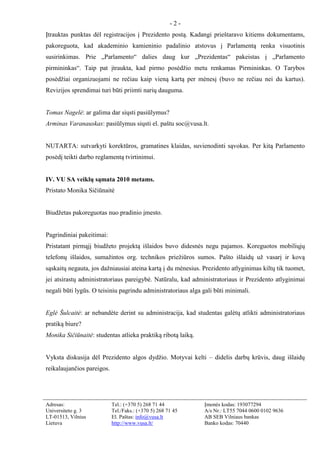 VII-ojo VU SA_parlamento_posedzio_protokolas[04-26] | PDF