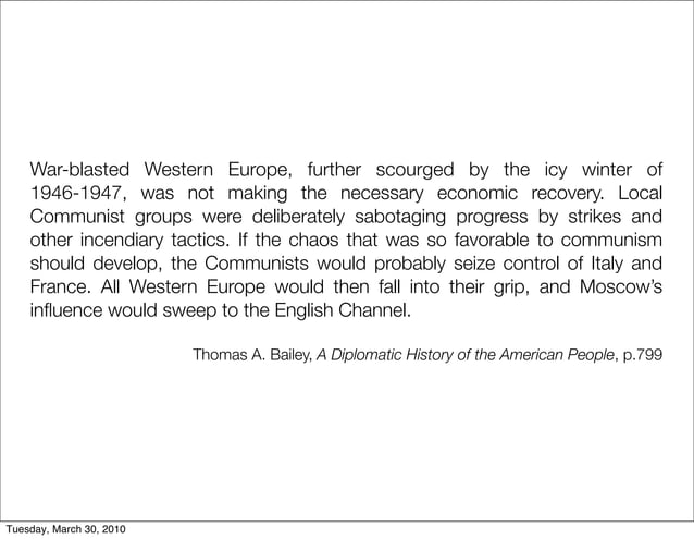 vii Stalin's Cold War; 1945-1949 | PPT