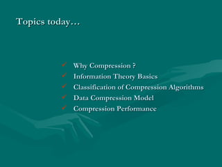 VII Compression Introduction | PPT