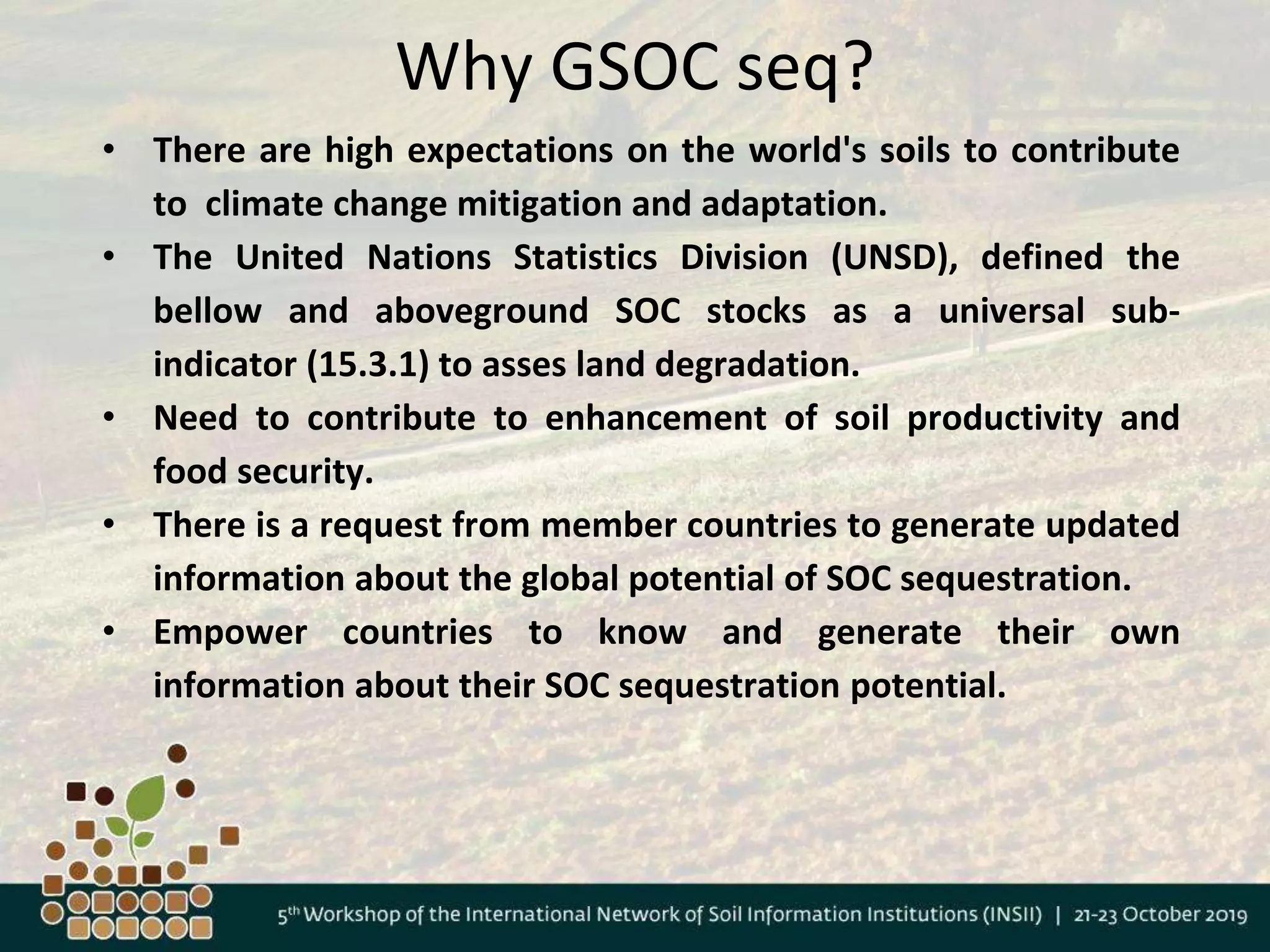 VIIe - Global Soil Organic Carbon Sequestration Potential Map - GSOCseq ...