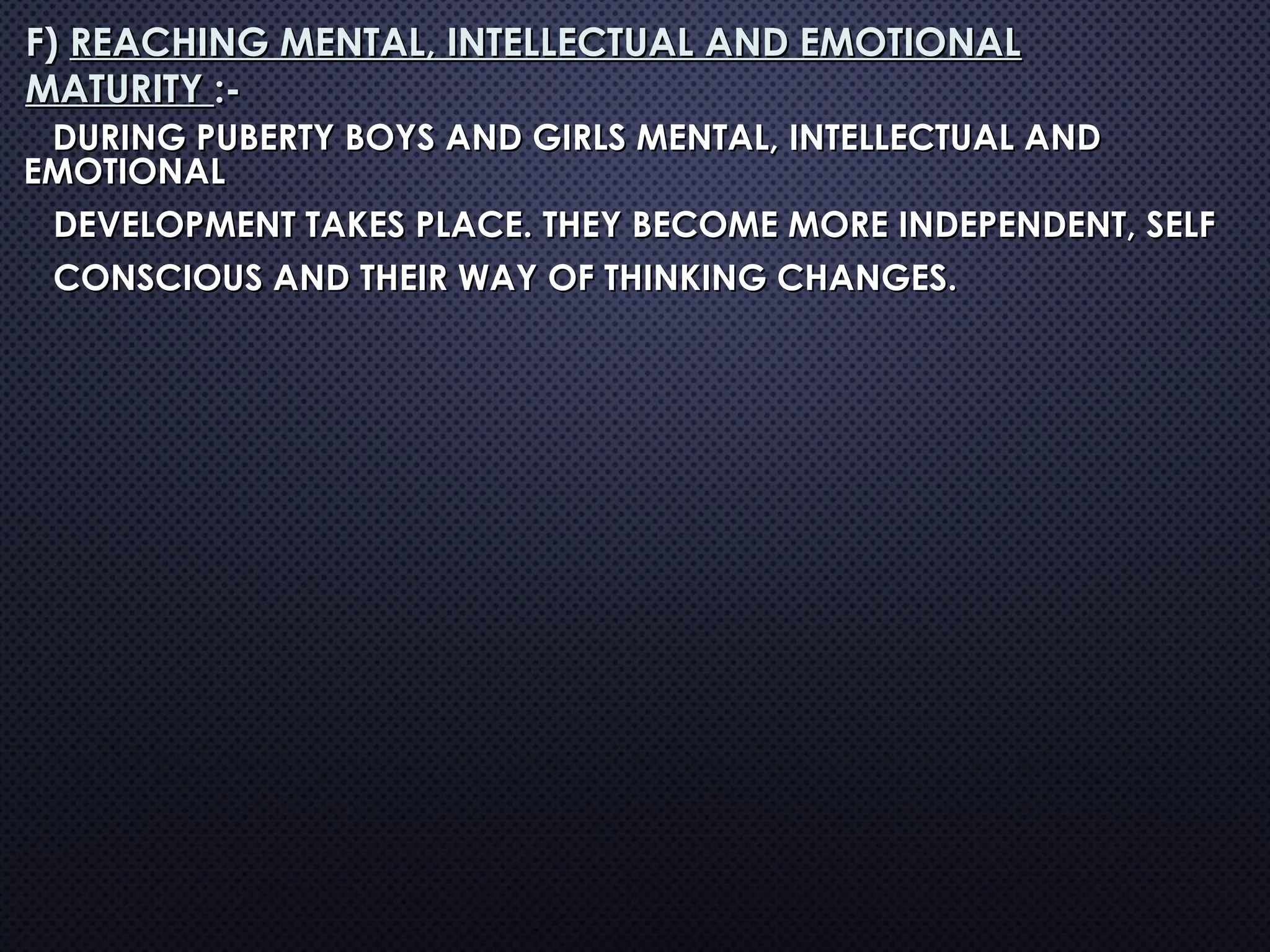 Viii 10 Reaching The Age Of Adolescence Ppt