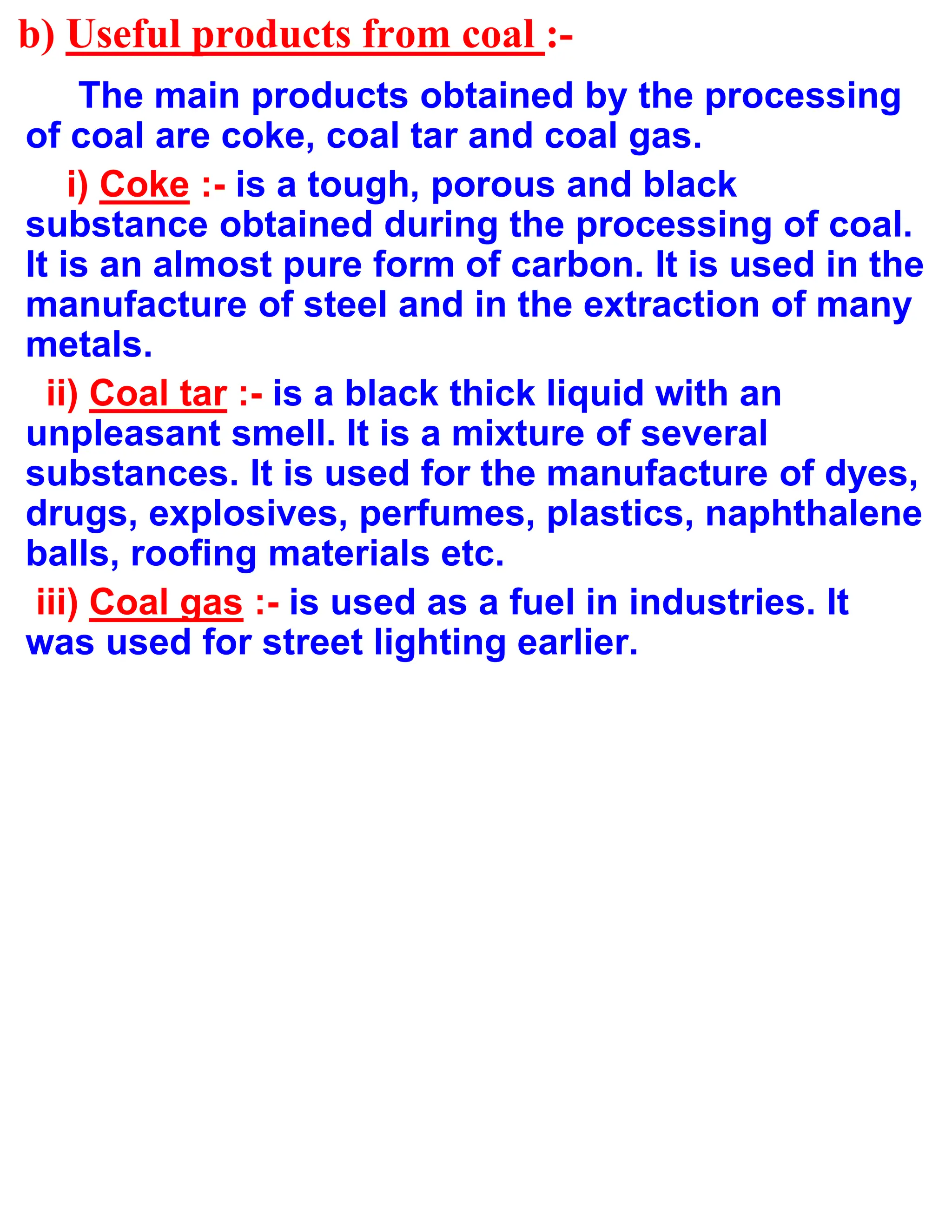 VIII-chapter 5-Coal and petroleum.PPT,.. | PDF