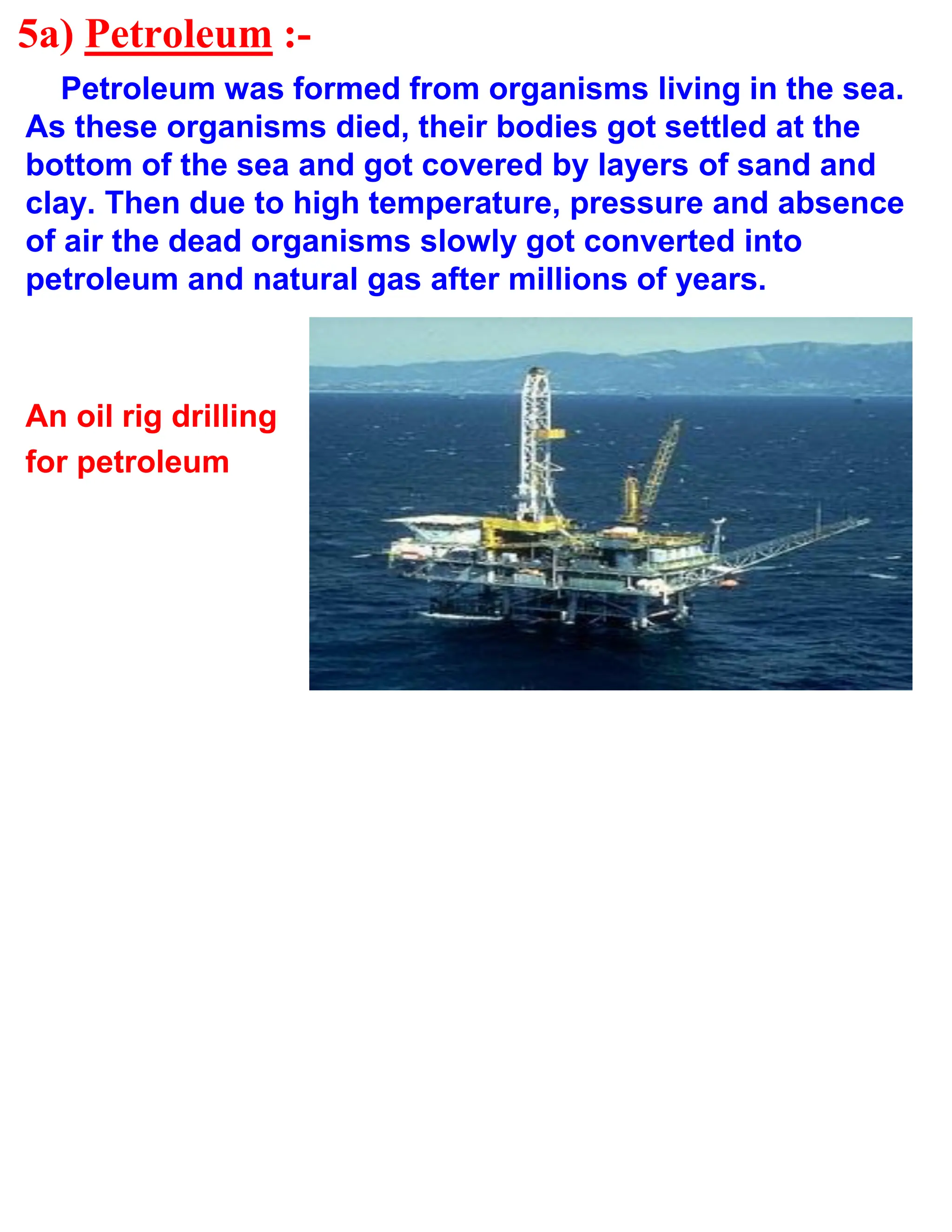 VIII-chapter 5-Coal and petroleum.PPT,.. | PDF