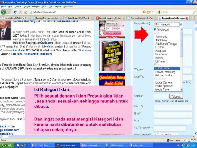 IX. Presentasi Panduan Memasang Iklan Targeted | PPT