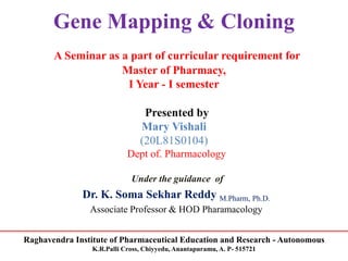 GENE MAPPING & CLONING | PPTX