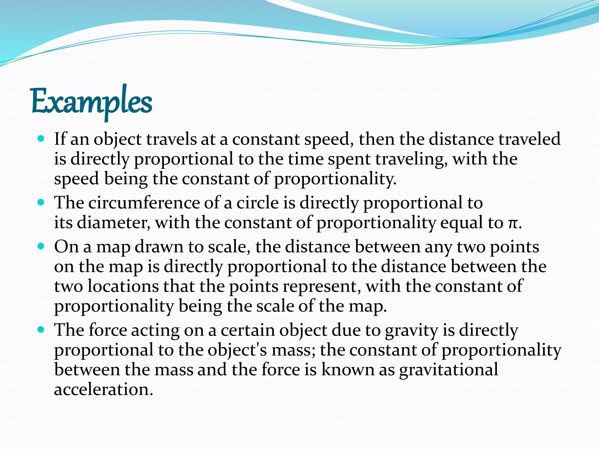 direct and inverse proportion | PPTX