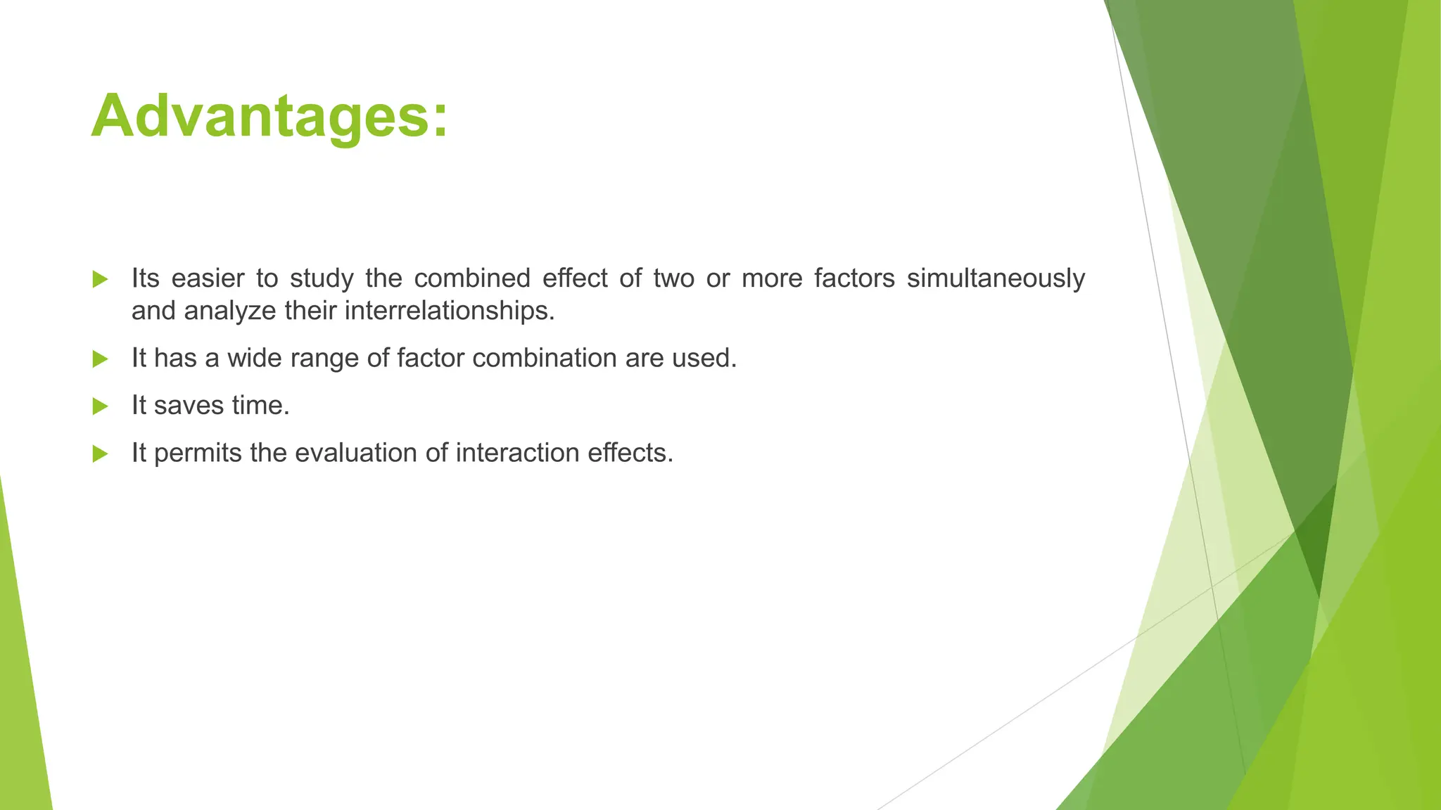 Factorial Design Biostatistics And Research Methodology Pptx