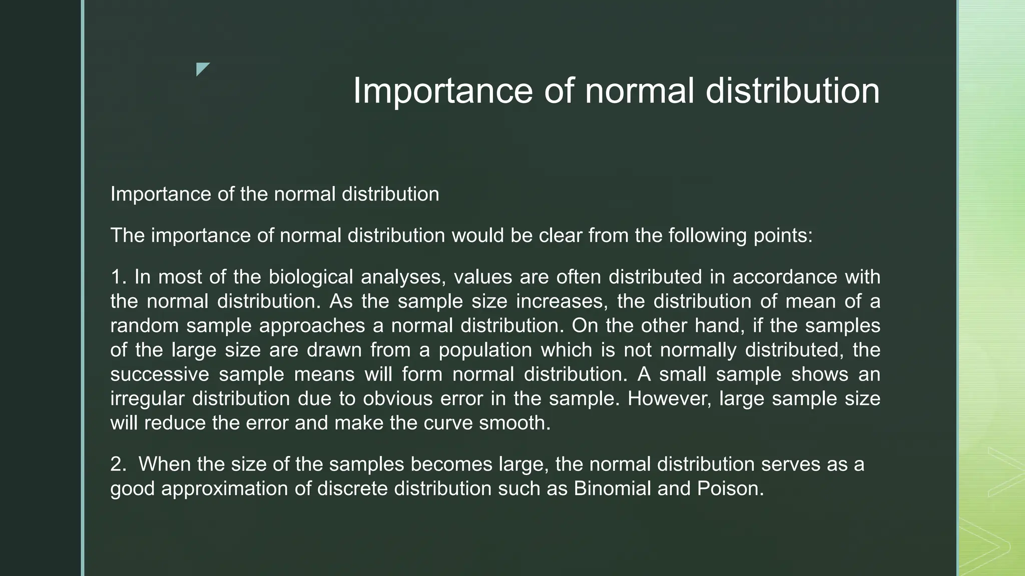 biostatistics and research methodology, Normal distribution | PPTX