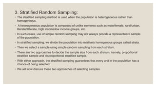 biostatistics and research methodology, Sampling | PPT