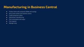 Gestion de Inventario en Business Central | PPT