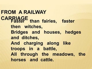 8 th class eng poems | PPTX