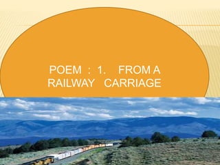 8 th class eng poems | PPTX