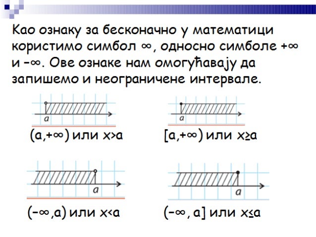 VIII razred - Linearne jednacine i nejednacine sa jednom nepoznatom VIII razred - Linearne jednacine i nejednacine sa jednom nepoznatom