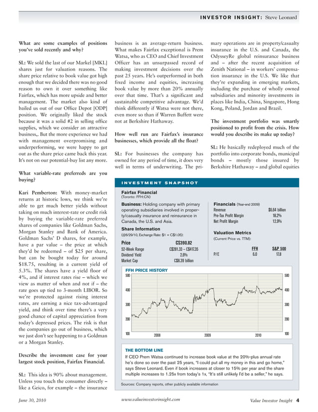 Interview in Value Investor Insight | PDF