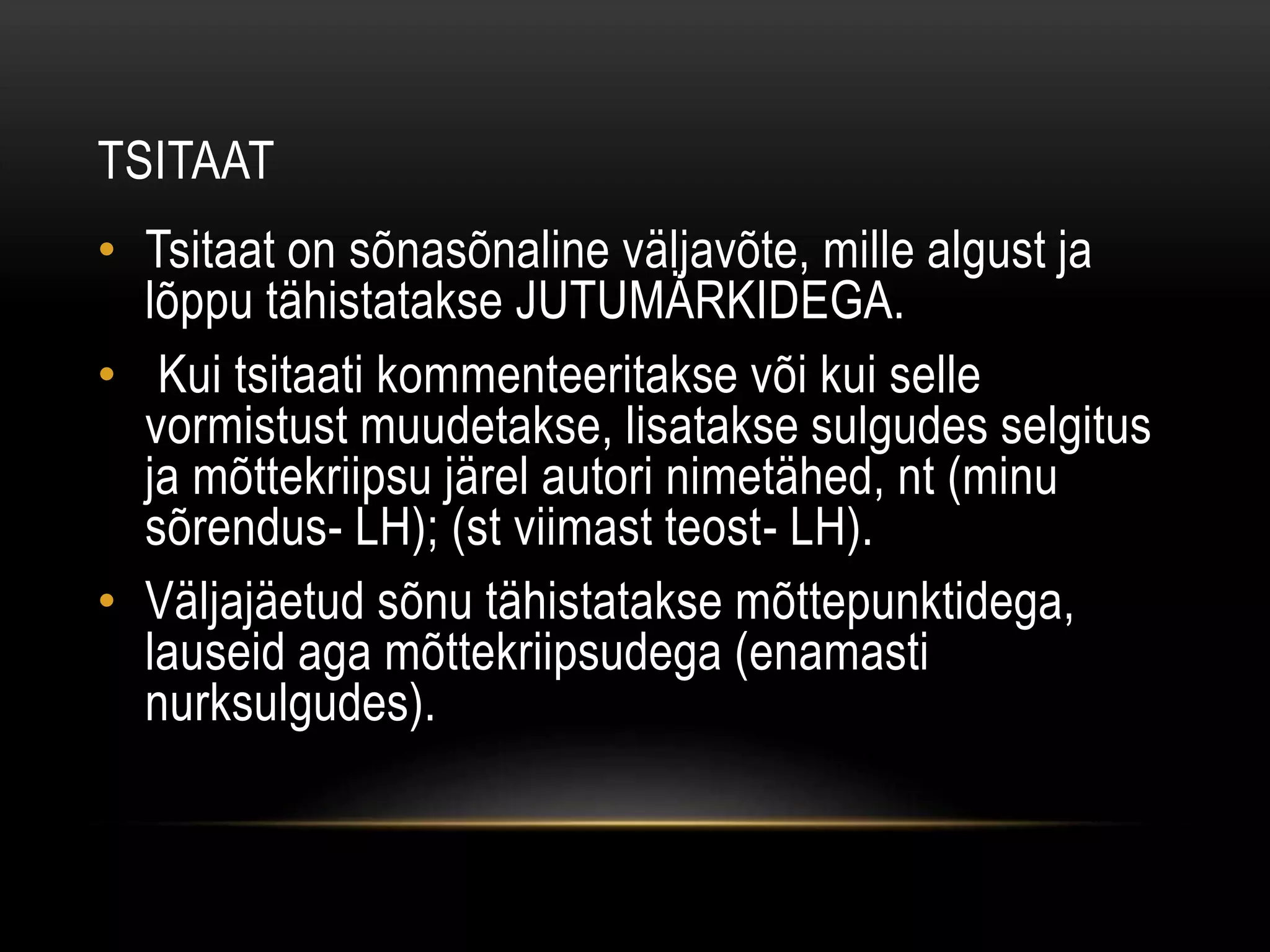 Viitamine, refereerimine | PPT