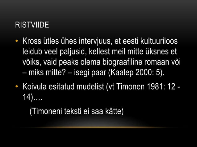 Viitamine, refereerimine | PPT | Free Download