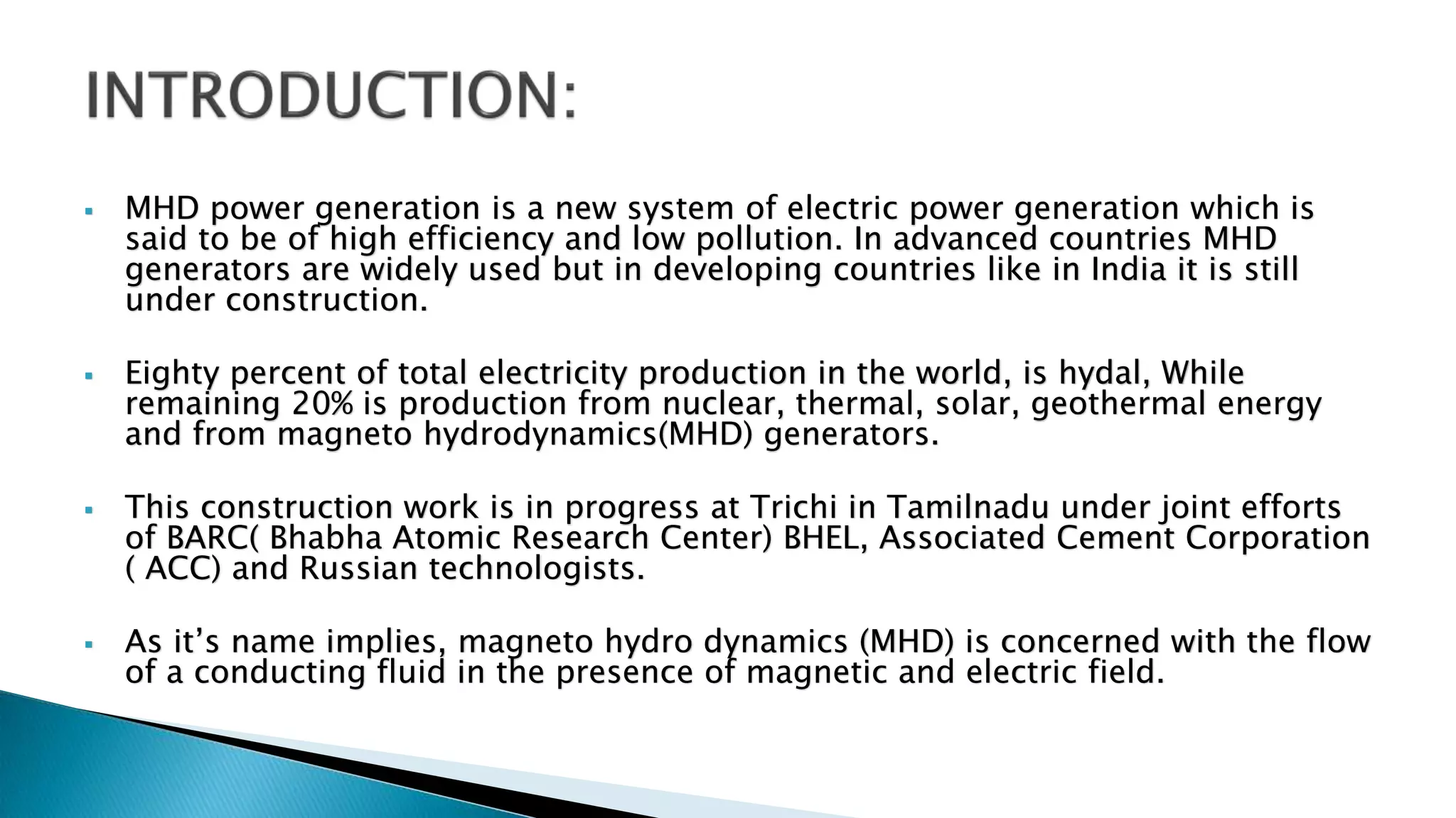 analysis of magneto hydrodynamic propulsions by using various materials ...