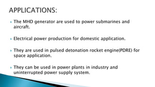 analysis of magneto hydrodynamic propulsions by using various materials ...