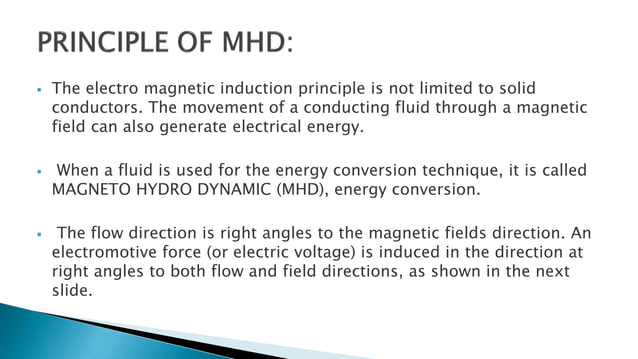 analysis of magneto hydrodynamic propulsions by using various materials | PPTX | Physics | Science