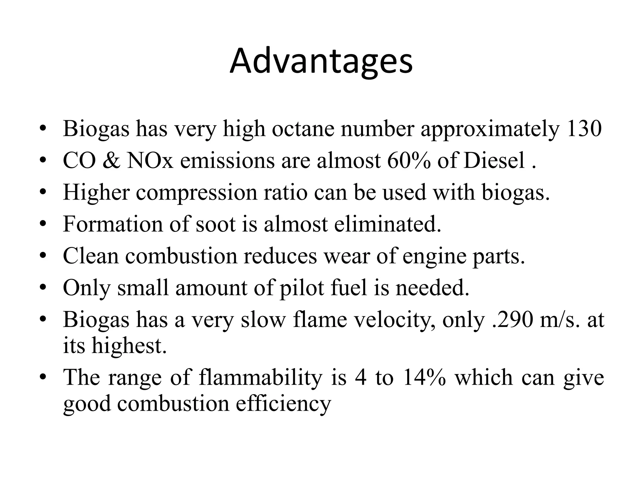 Biogas as a fuel in Ic-Engines, Biogas requirements, Design ...