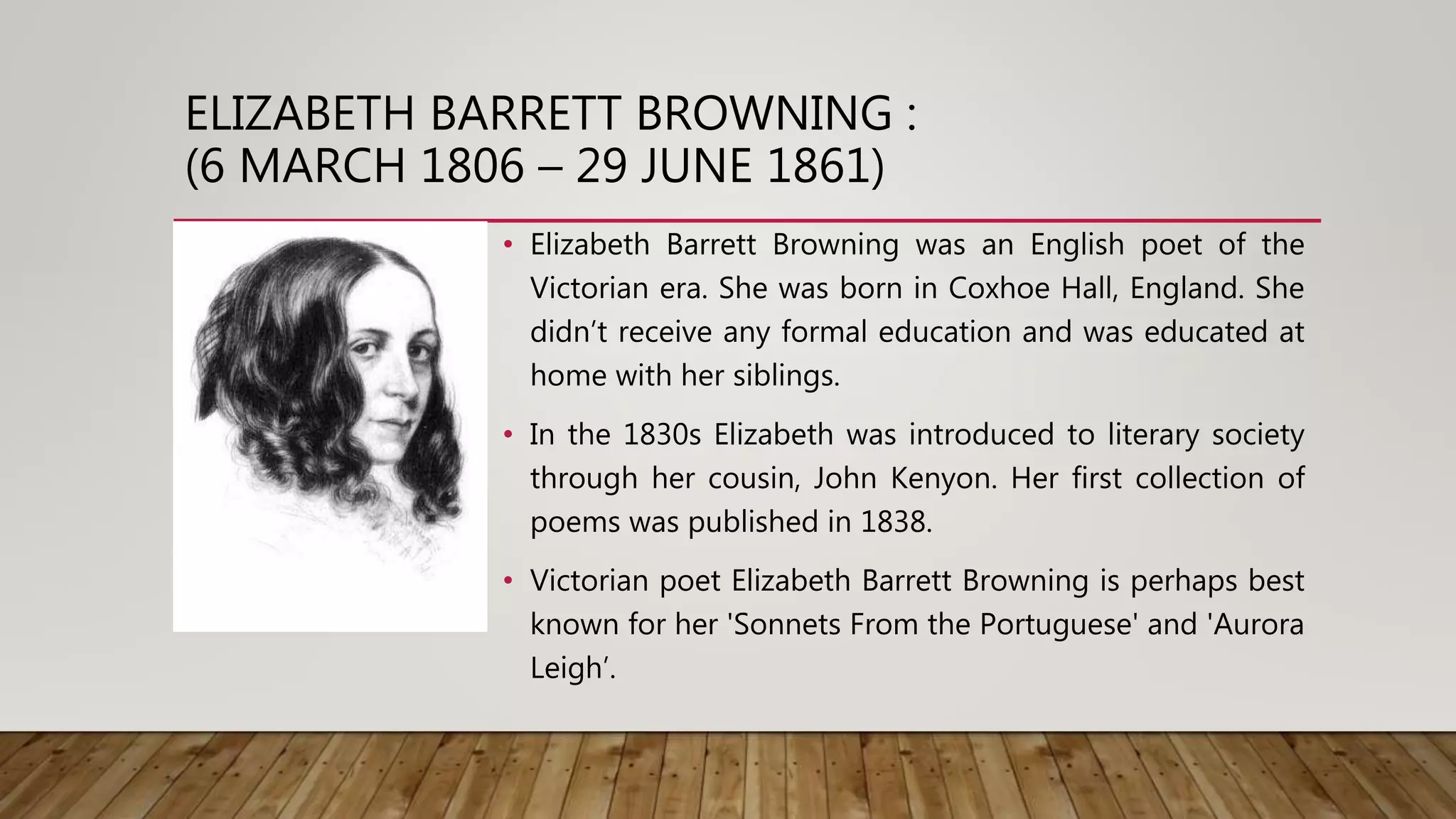 Major Poets of Victorian age | PPTX