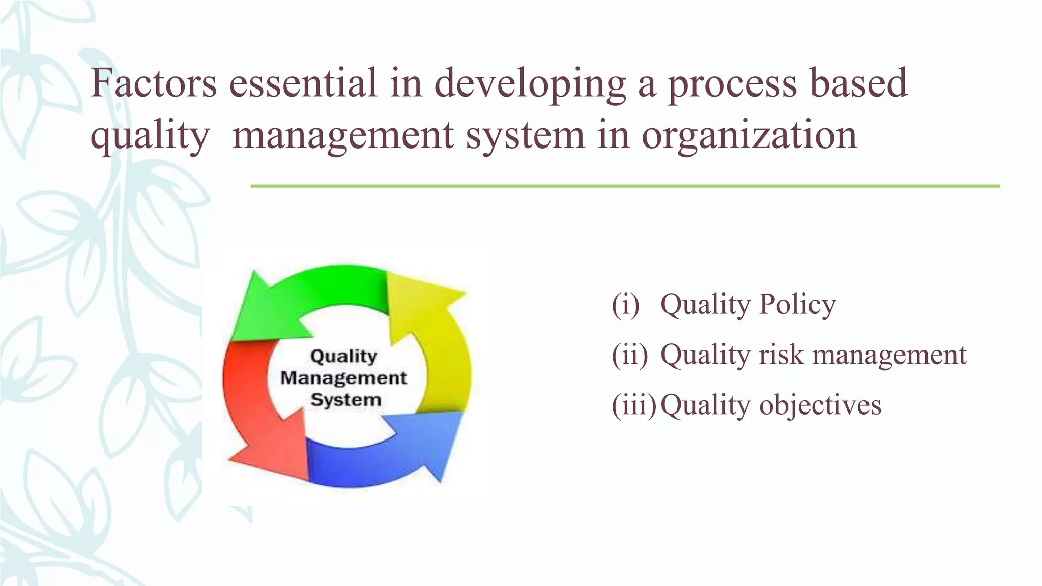QMS importance in Pharma companies | PPTX