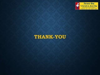 Vijaya bank an overview | PPTX
