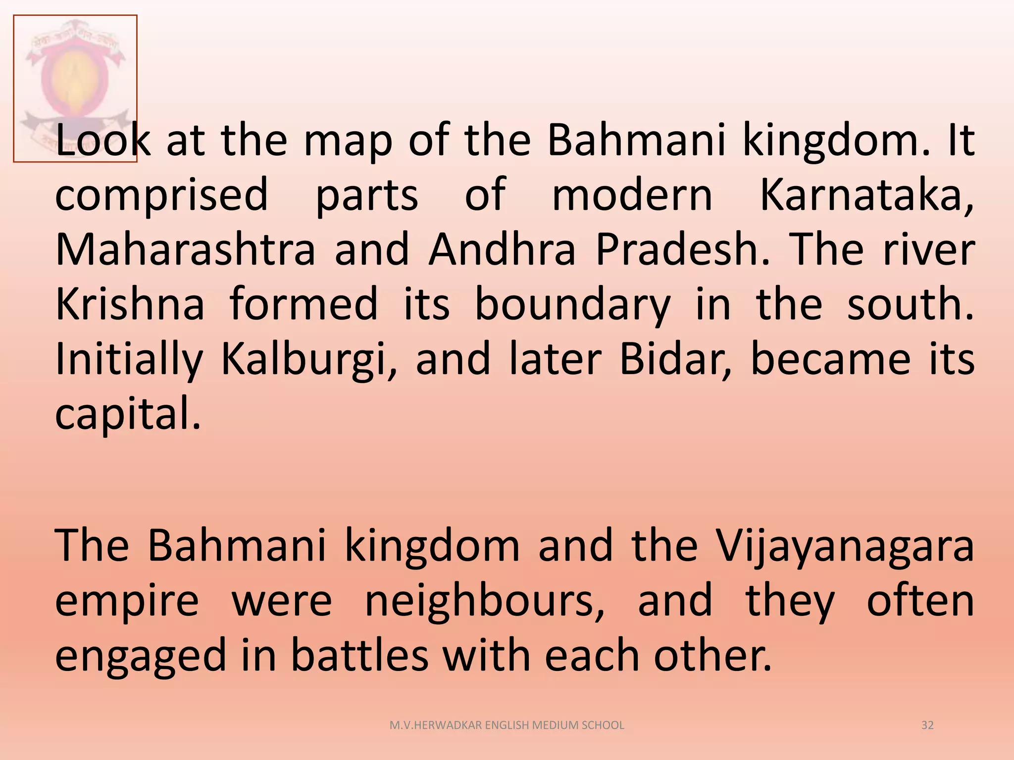 Vijayanagara Empire and Bahamani Kingdom 6th.pptx