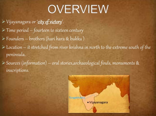 VIJAYANAGARA EMPIRE PPT BY GAURI NANDA CLASS XII.pptx | Hinduism ...