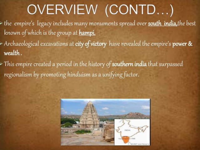 VIJAYANAGARA EMPIRE PPT BY GAURI NANDA CLASS XII.pptx | Hinduism ...