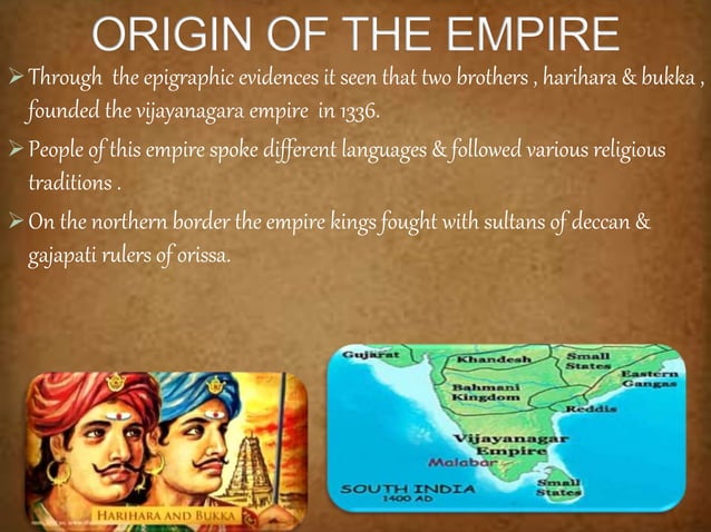 VIJAYANAGARA EMPIRE PPT BY GAURI NANDA CLASS XII.pptx | Hinduism ...