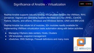Significance of RedHat Ansible | PPT