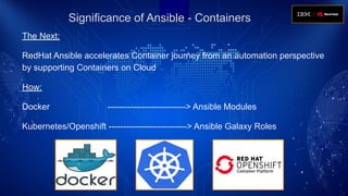 Significance of RedHat Ansible | PPT