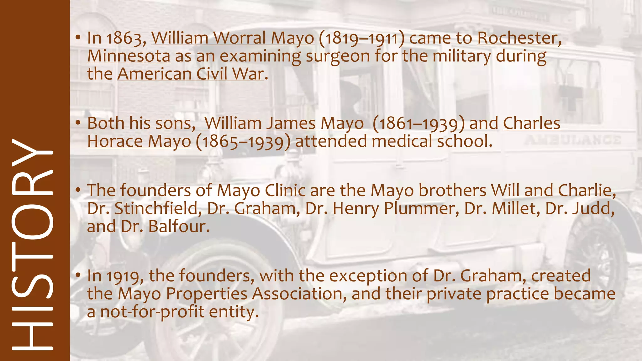 Mayo Clinic:A brief overview | PPTX