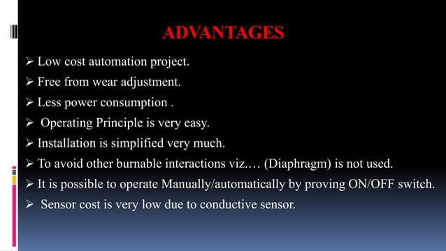 automatic wiper system | PPTX | Weather | Science