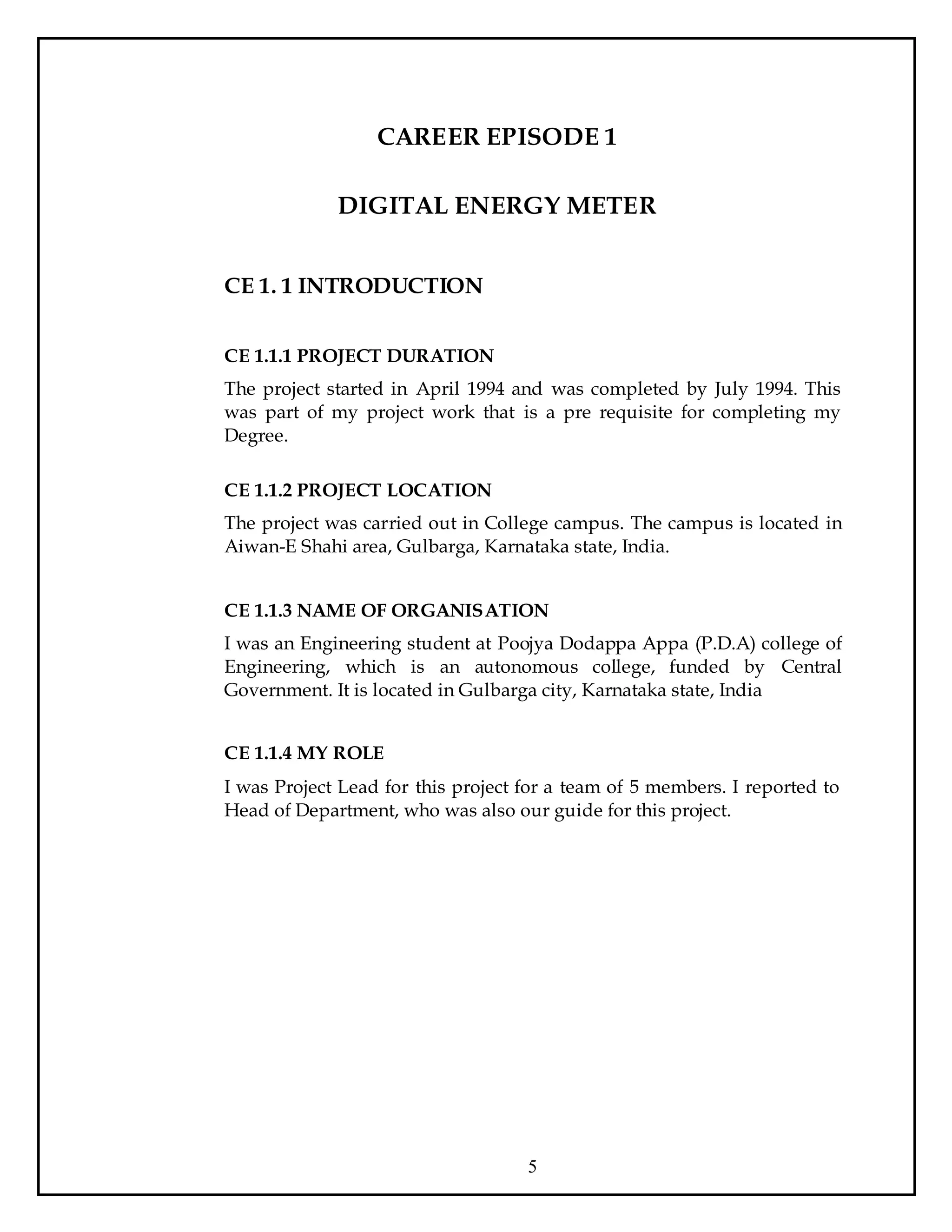 Digital Energy Meter project | PDF