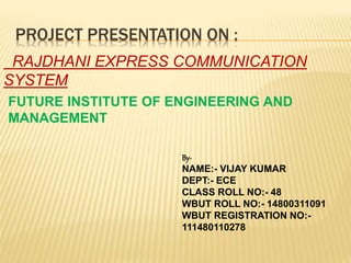 rajdhani express | PPT
