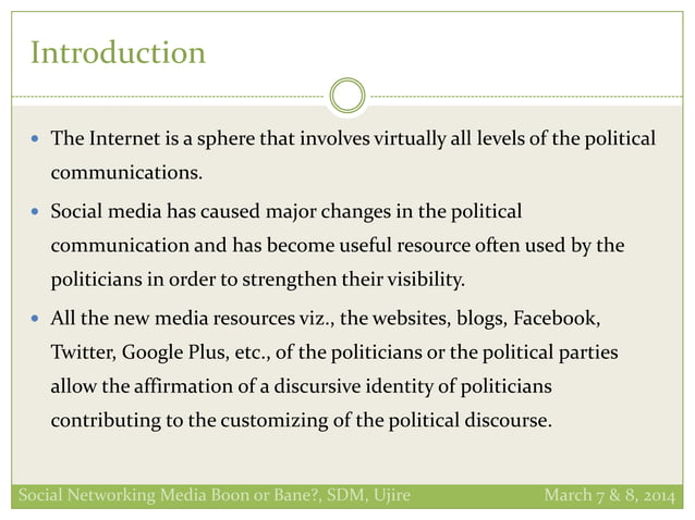 Political Communication In Digital Age – Social Media Analysis | PPTX