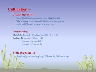 linseed crop | PPTX