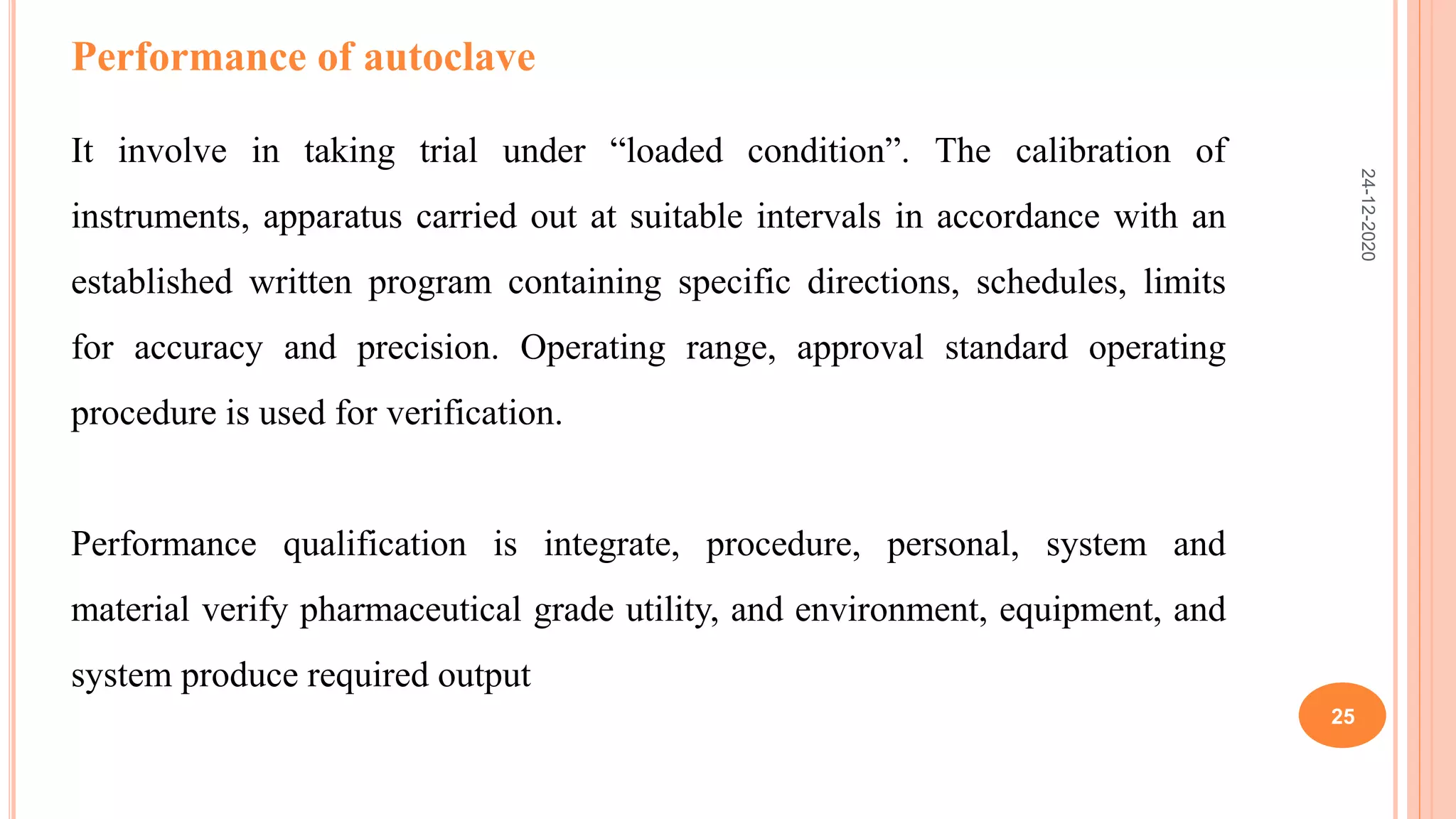 Qualification Of Autoclave | PPTX